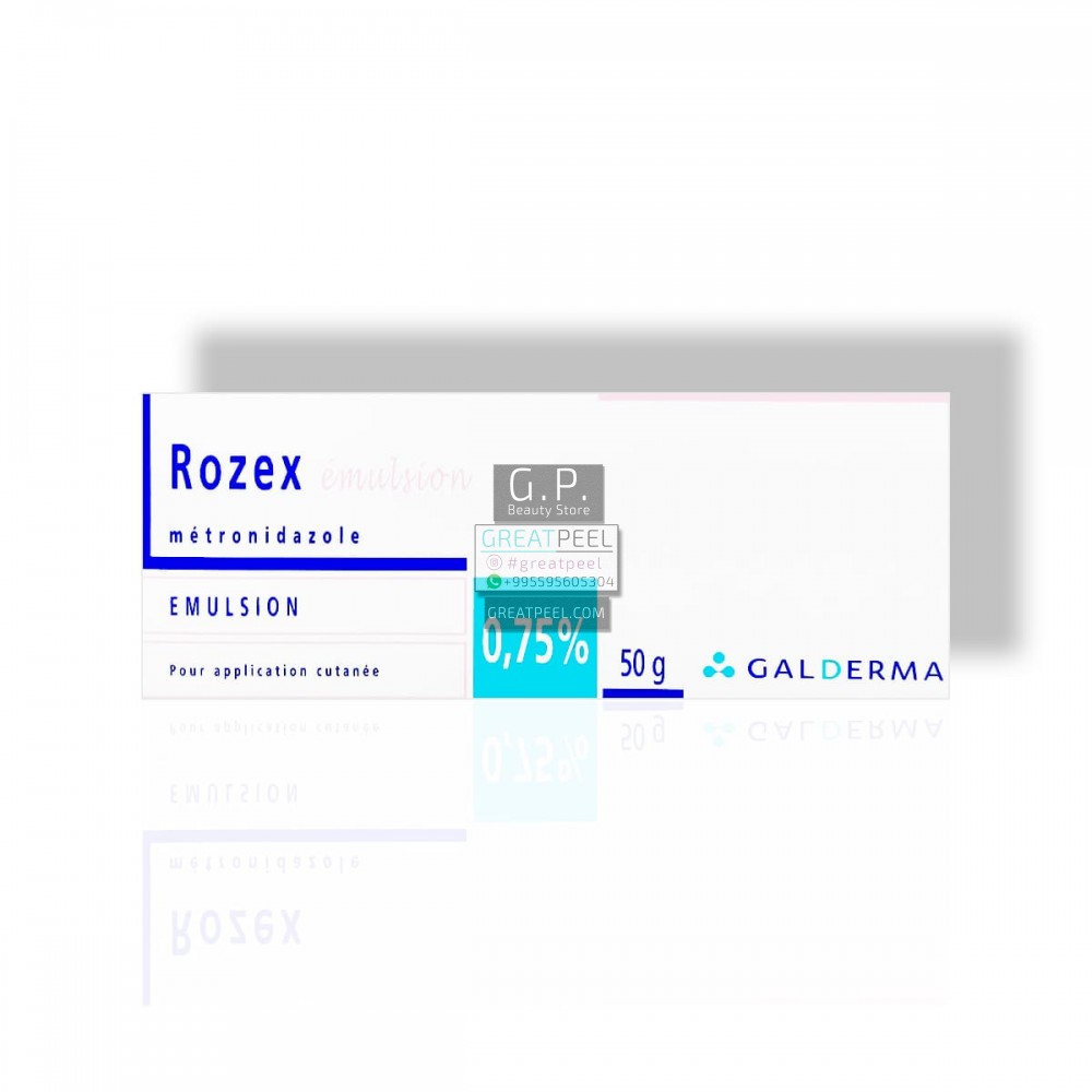 Rozex emulsion buy online, price, metronidazole 0.75%, worldwide ...
